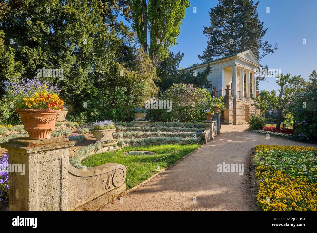 Flora temple in worlitz park hi-res stock photography and images - Alamy