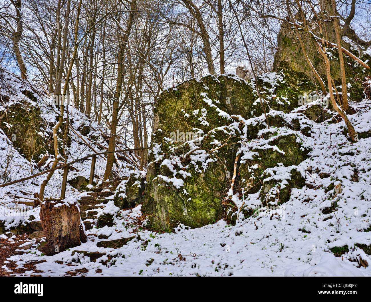 Europe, Germany, Hesse, Westerwald, Lahn-Dill-Bergland, Geopark ...