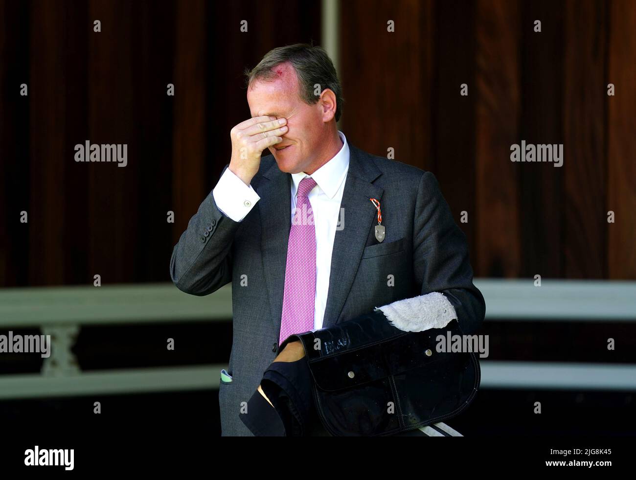 Trainer Richard Hannon on Festival Friday of the Moet and Chandon July ...