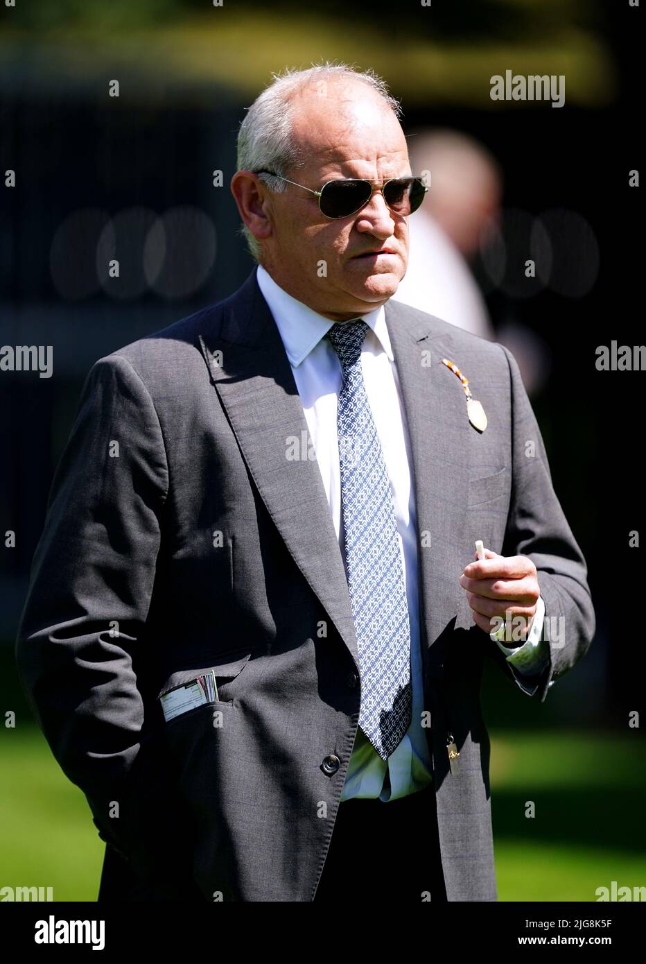 Trainer Brian Meehan on Festival Friday of the Moet and Chandon July ...