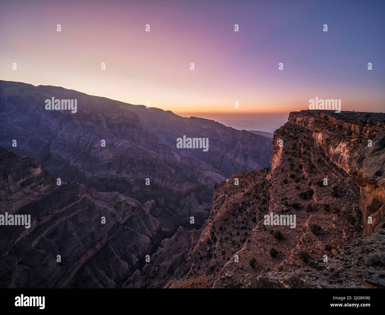 Oman jebel jabal shams hi-res stock photography and images - Alamy