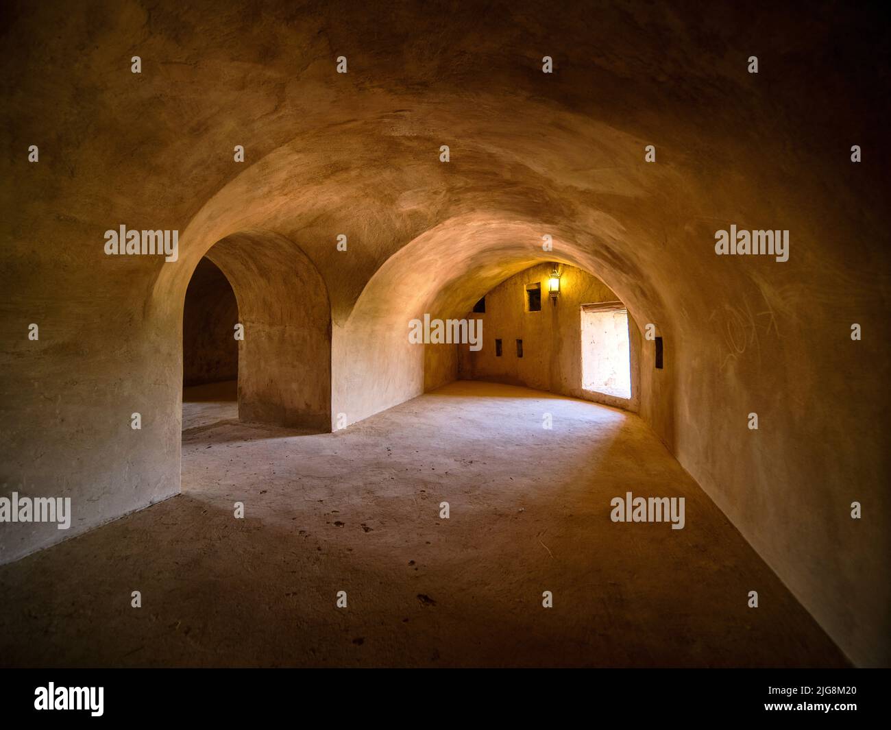 UNESCO World Heritage Site Jibreen Castle, Oman Stock Photo - Alamy