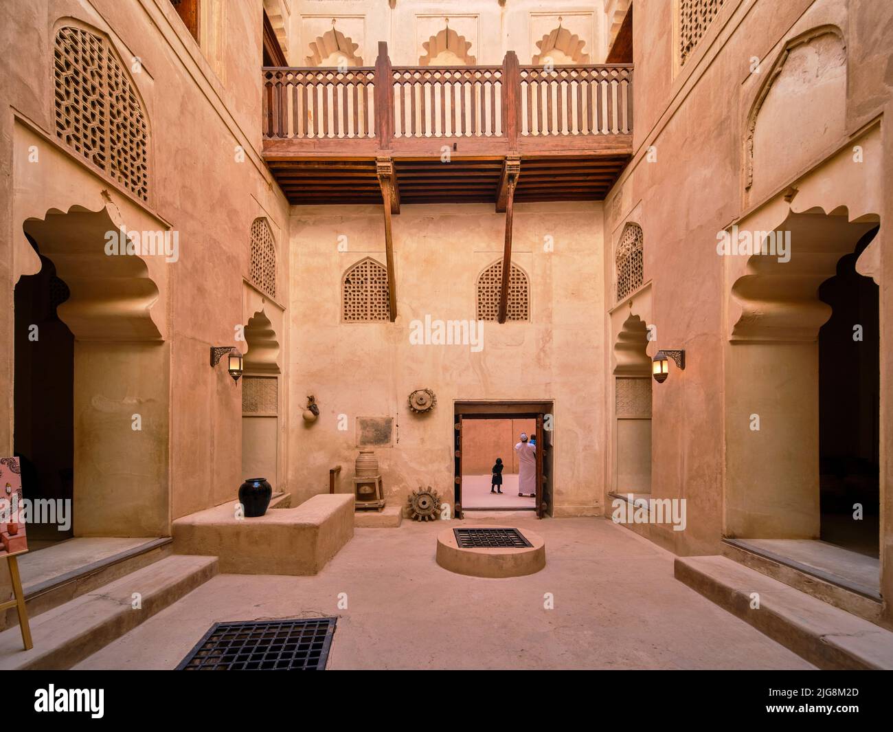 UNESCO World Heritage Site Jibreen Castle, Oman Stock Photo - Alamy