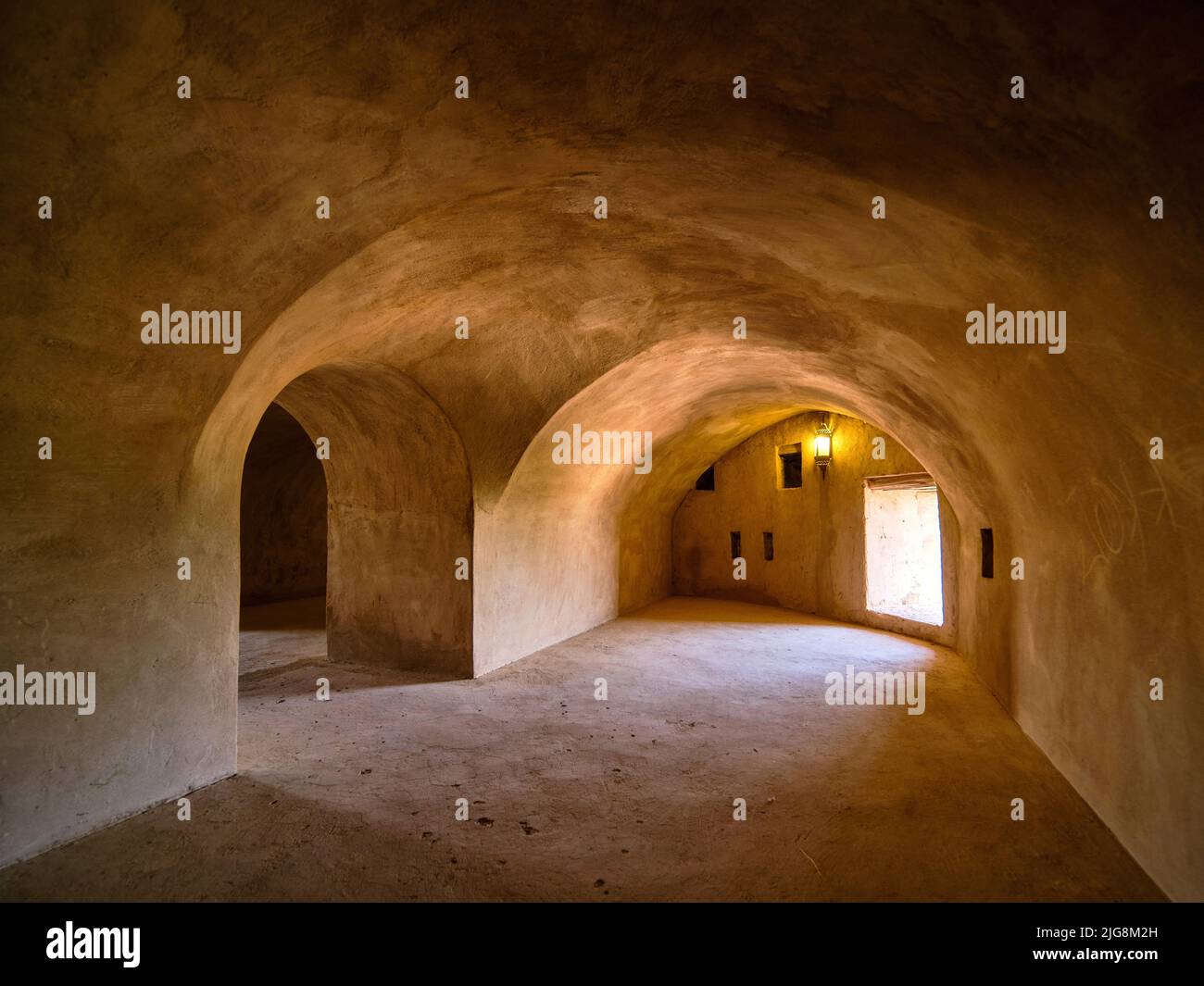 UNESCO World Heritage Site Jibreen Castle, Oman Stock Photo - Alamy