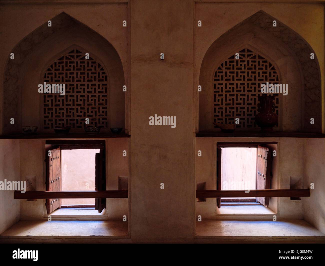 UNESCO World Heritage Site Jibreen Castle, Oman Stock Photo - Alamy