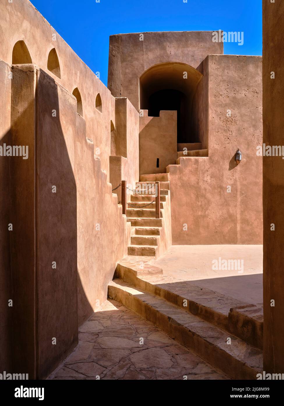 UNESCO World Heritage Site Jibreen Castle, Oman Stock Photo - Alamy