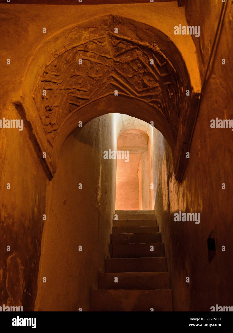 UNESCO World Heritage Site Jibreen Castle, Oman Stock Photo - Alamy