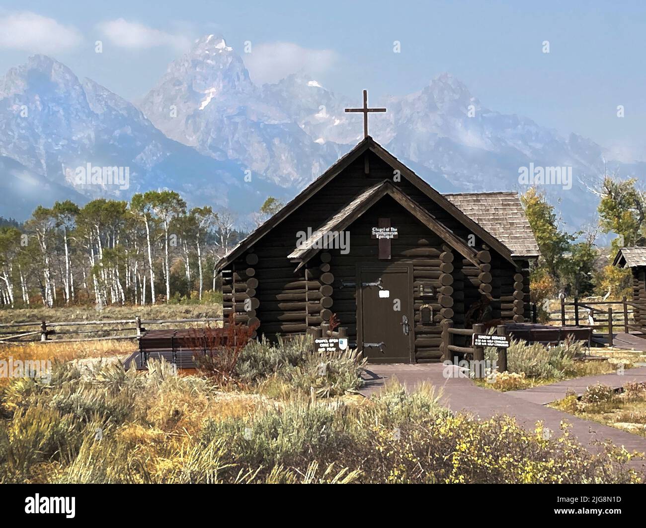 Chapel of the Transfiguration in Grand Teton National Park, Moose ...
