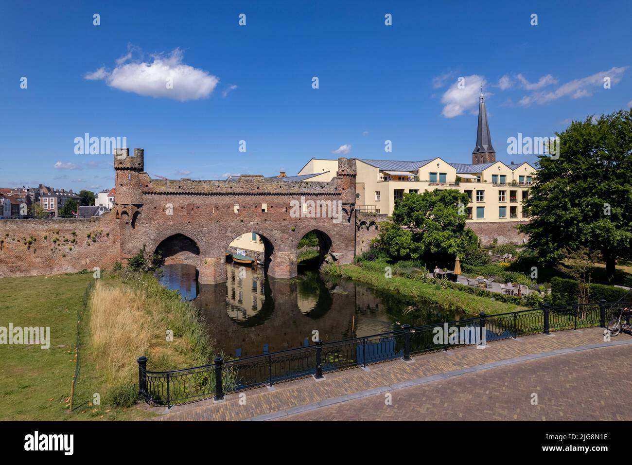 Berkelpoort entrance supply boat portal to historic city centre seen ...