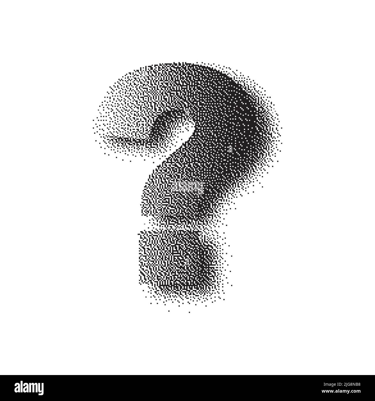 question sign in bitmap style Stock Vector Image & Art - Alamy