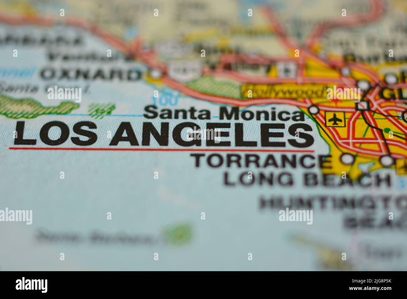 California Map With City Names