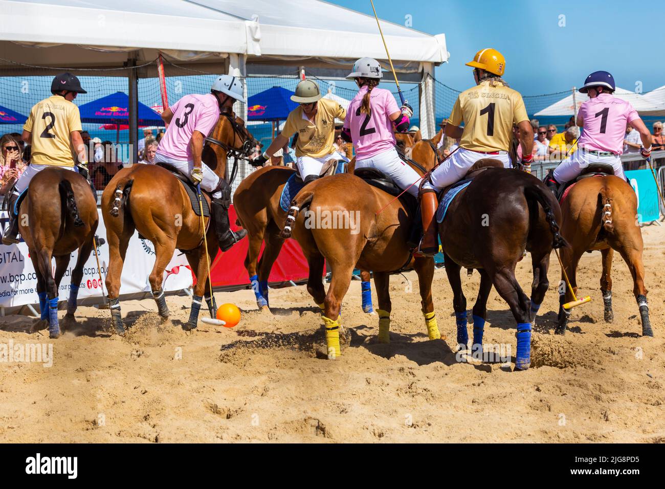 Sandbanks, Poole, Dorset, UK . 8th July 2022. The Sandpolo British ...