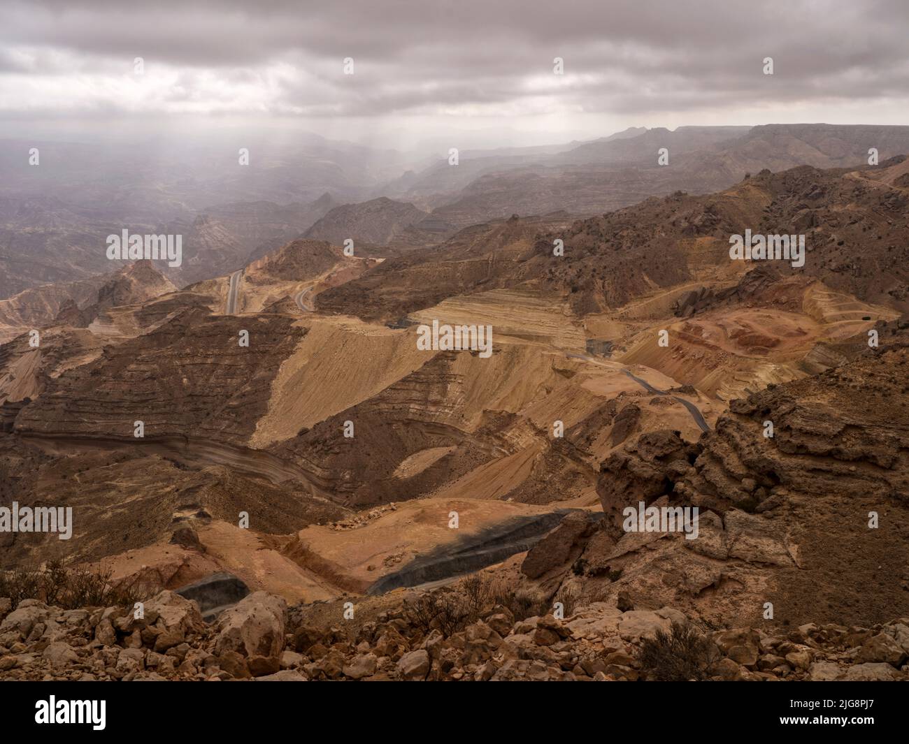 Along the coastal road 42, between Hasik and Ash Shuwaymiyyah, Oman ...
