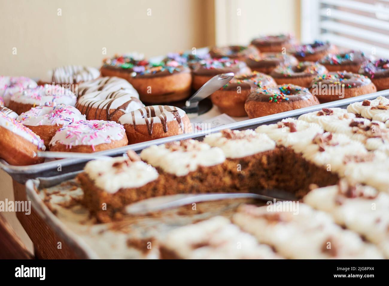 A selective shot of donuts and sweets Stock Photo - Alamy