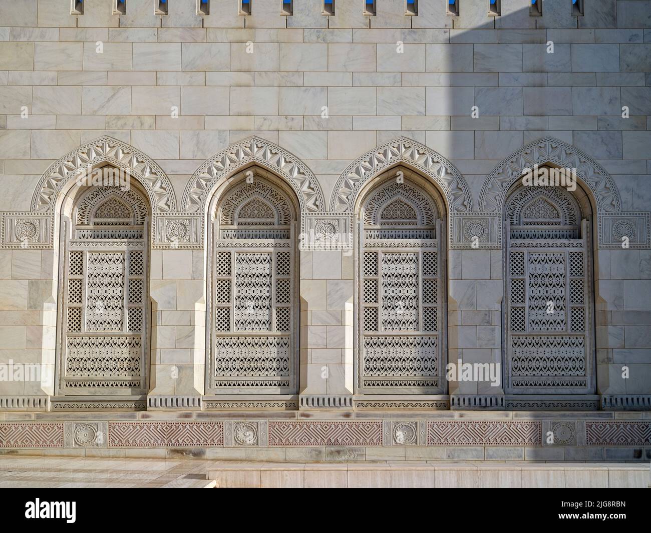 Great Sultan Qabus Mosque in Muscat, Oman Stock Photo - Alamy