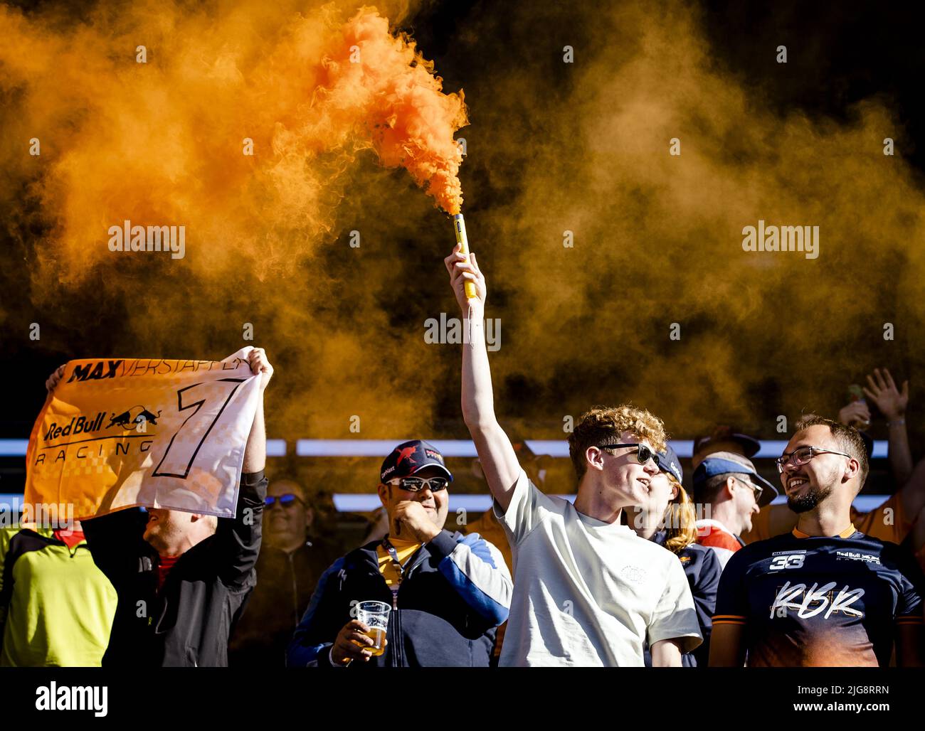 Young red bull racing fans hi-res stock photography and images - Alamy