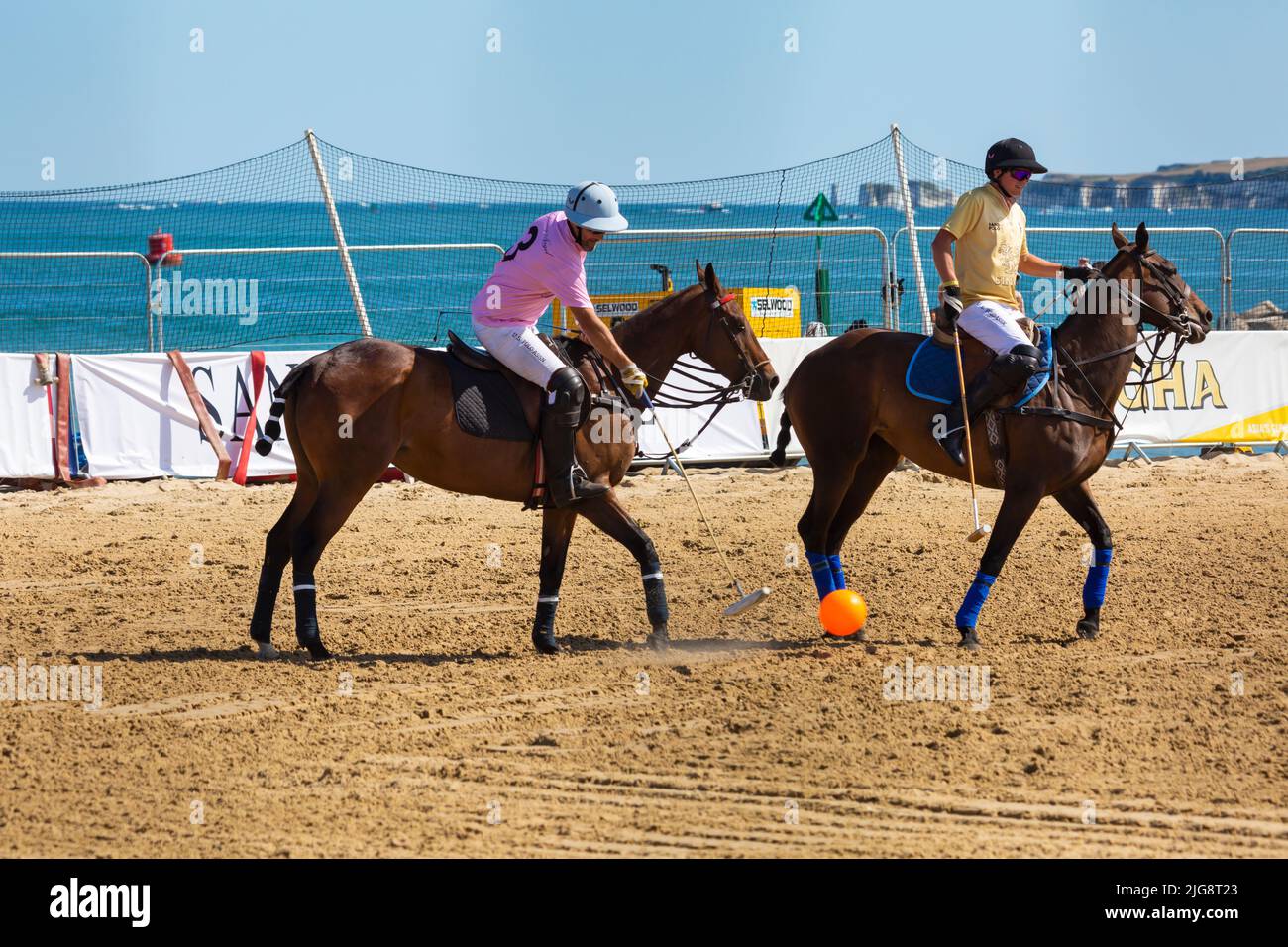 Sandbanks, Poole, Dorset, UK . 8th July 2022. The Sandpolo British ...