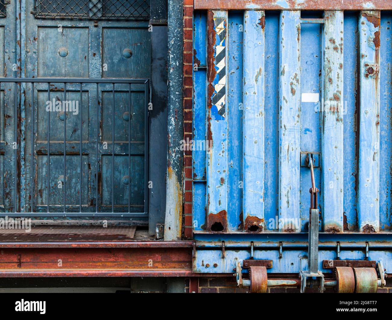 Loading hatch in the Speicherstadt Hamburg, Germany Stock Photo - Alamy