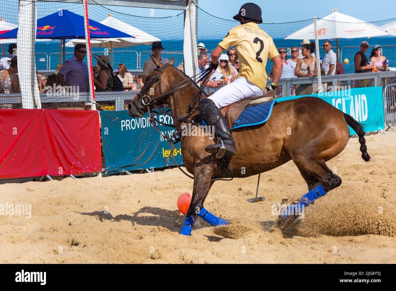 Sandbanks, Poole, Dorset, UK . 8th July 2022. The Sandpolo British ...