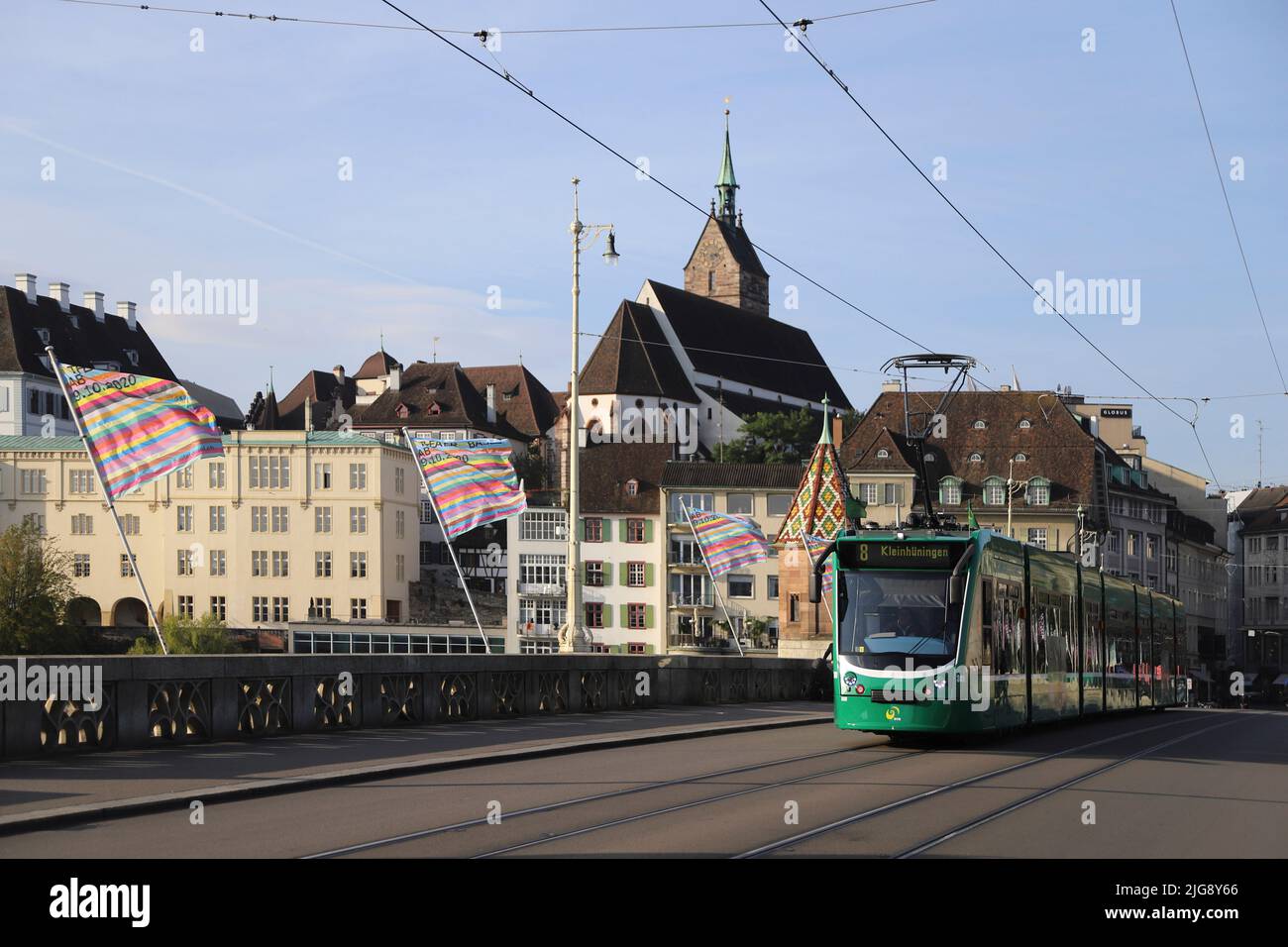 Switzerland, Basel, Middle Bridge Stock Photo - Alamy