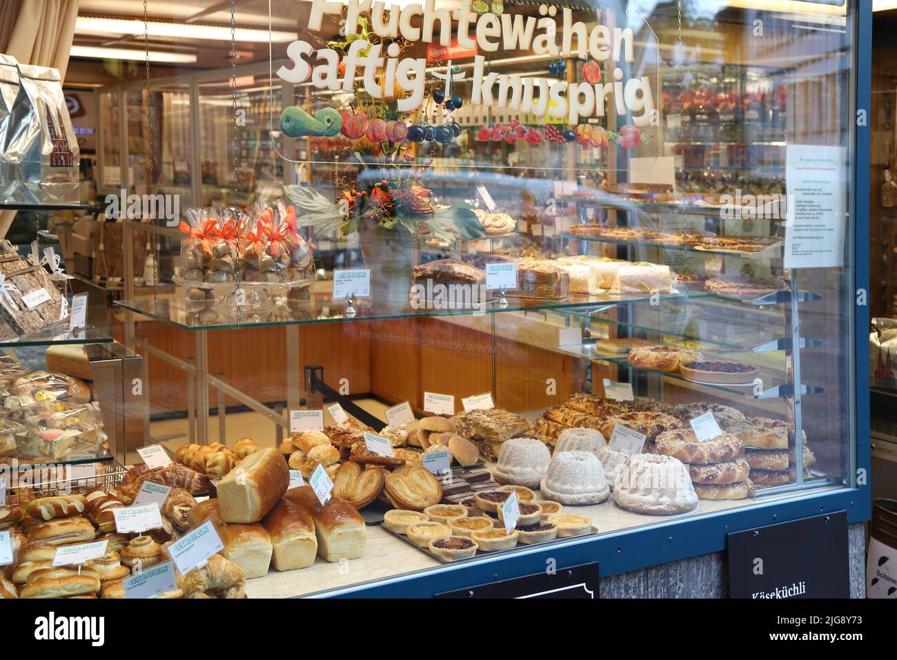 Switzerland, Basel, Marketplace Stock Photo - Alamy