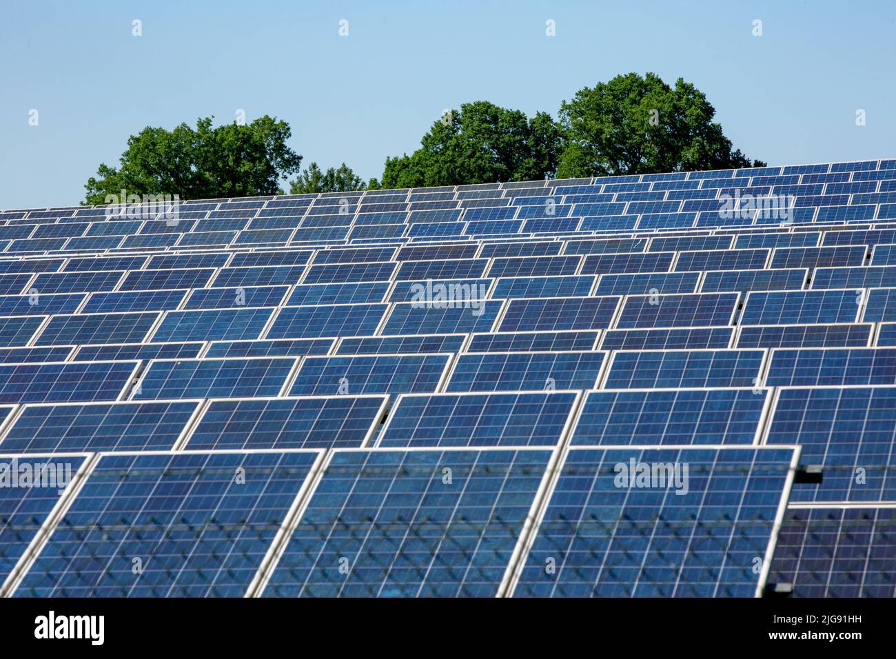 Photovotaic Modules In An Outdoor Plant,Solar Power Plant Renewable ...