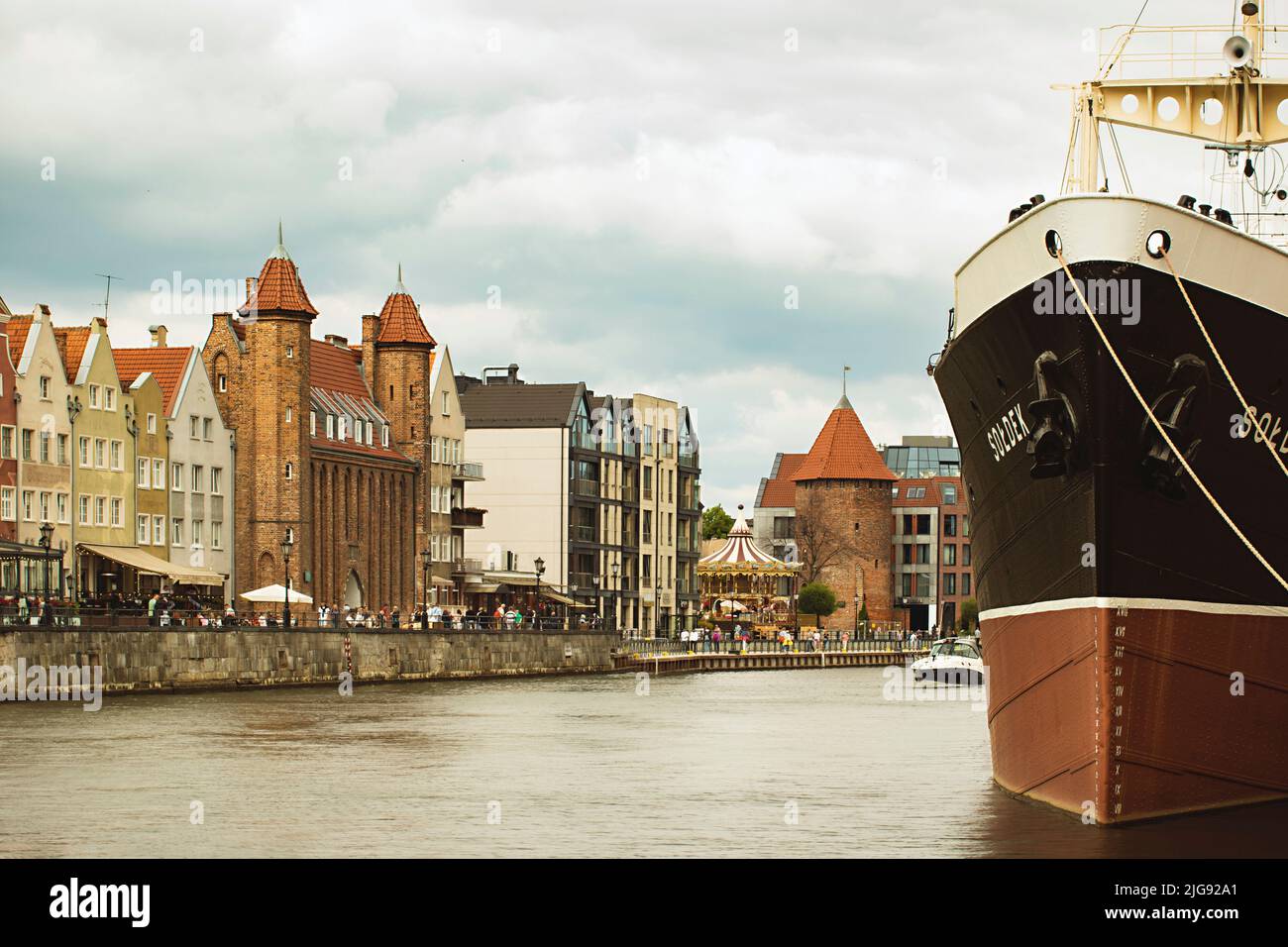 Gdansk city view Stock Photo - Alamy
