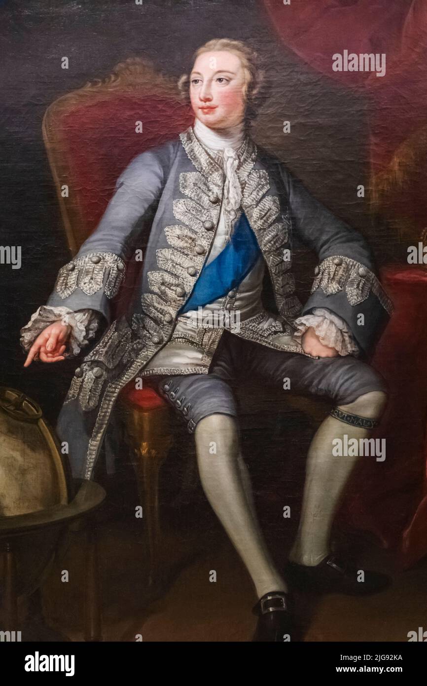 England, London, Knightsbridge, Victoria and Albert Museum, Portrait of ...