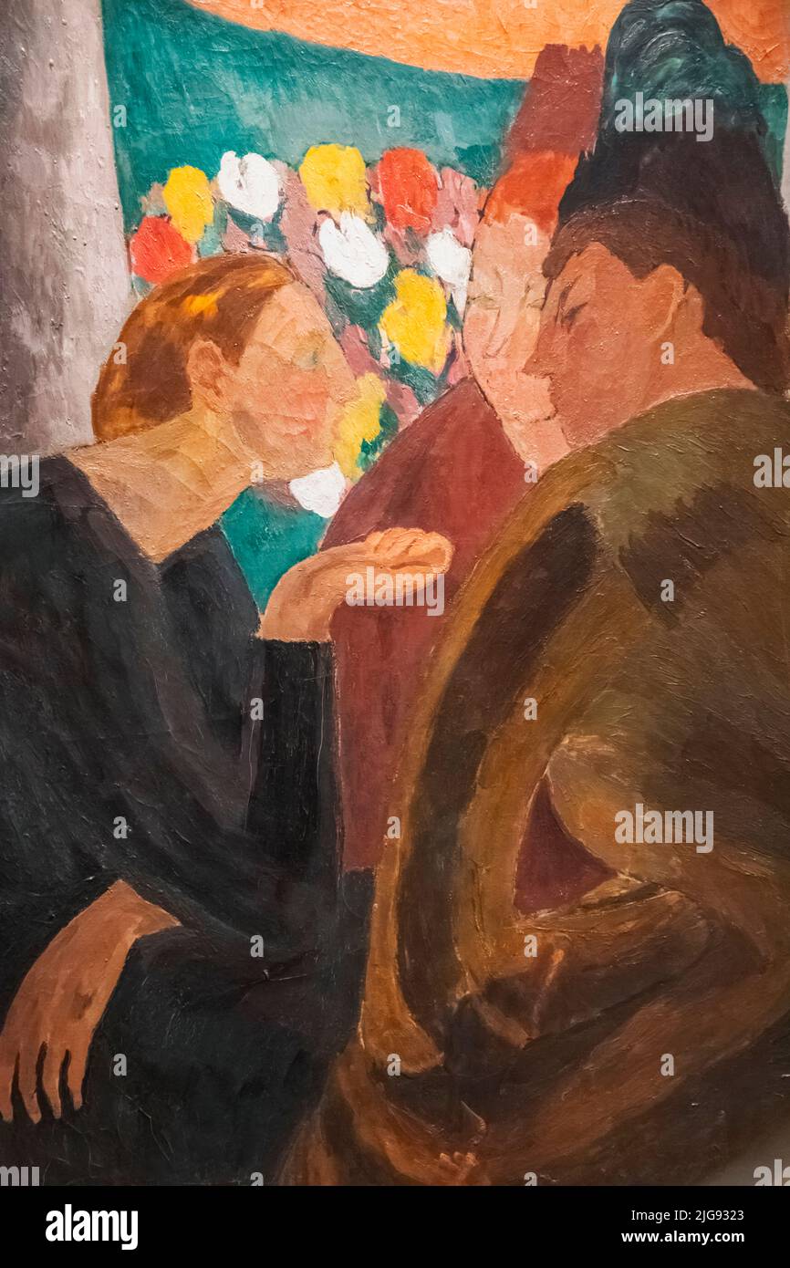 England, London, Somerset House, The Courtauld Gallery, Painting titled ...