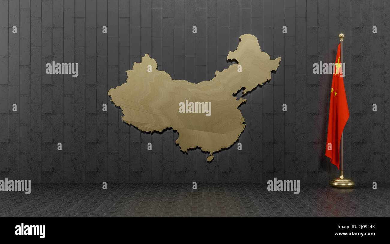 Communist china map hi-res stock photography and images - Alamy