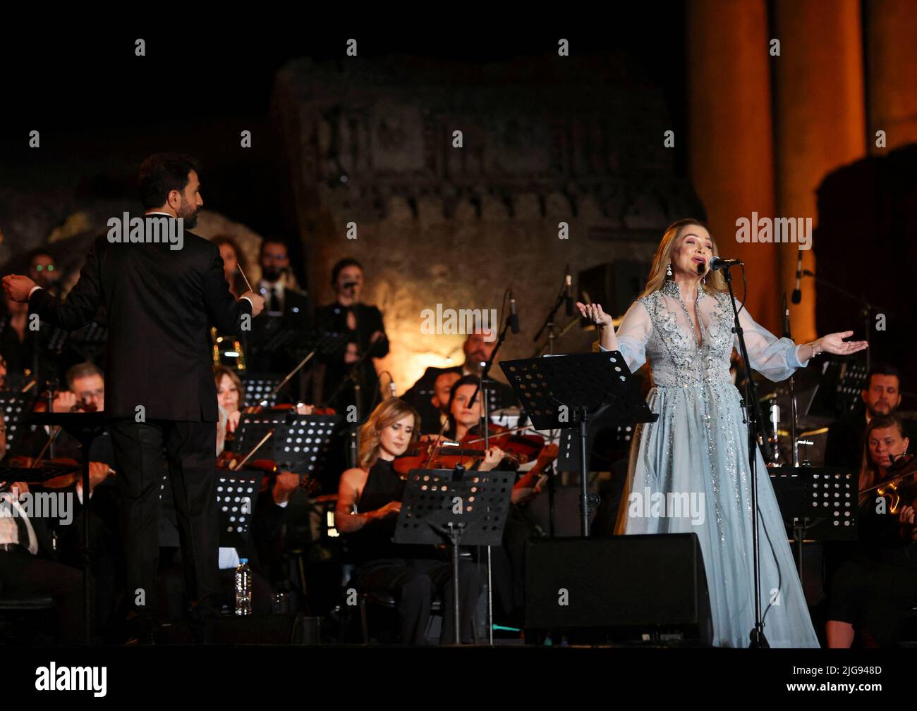 Baalbeck festival hi-res stock photography and images - Alamy