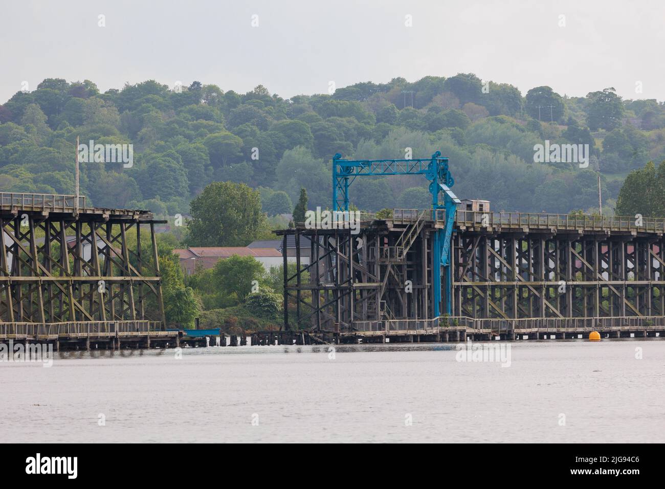 Dunston Gateshead England: 18th May 2022: View of Dunston Staiths from ...