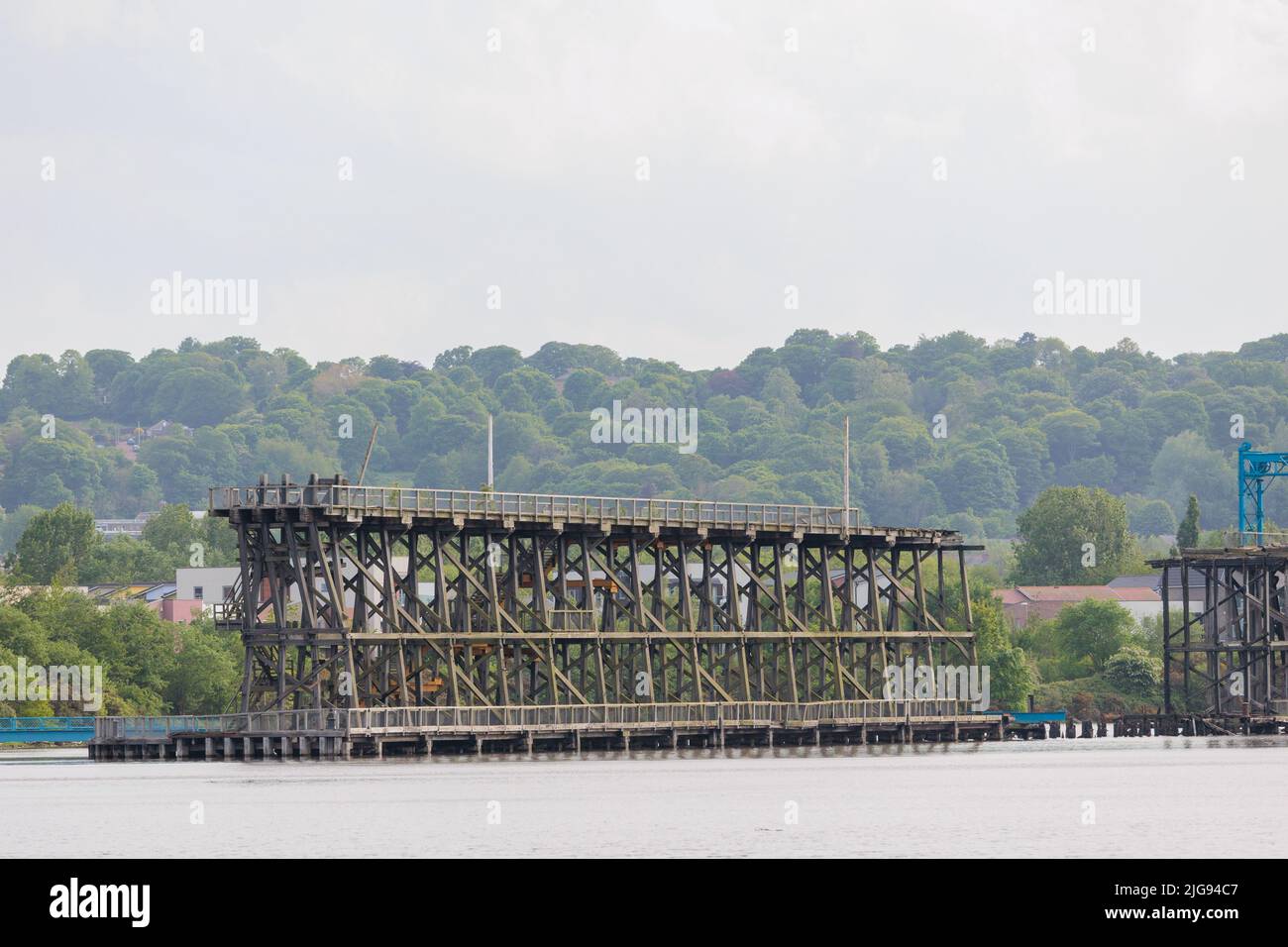 Dunston Gateshead England: 18th May 2022: View of Dunston Staiths from ...