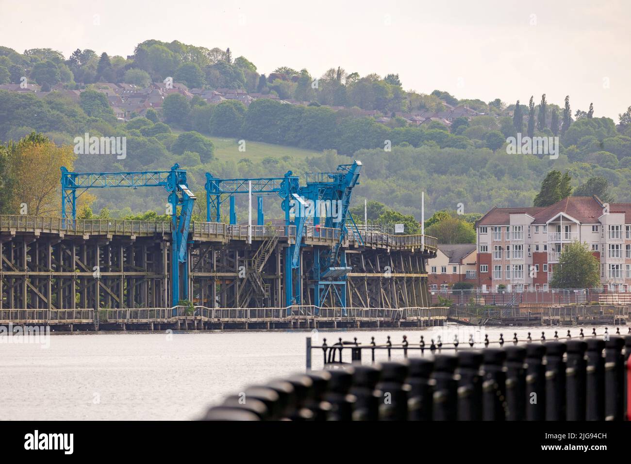 Dunston Gateshead England: 18th May 2022: View of Dunston Staiths from ...