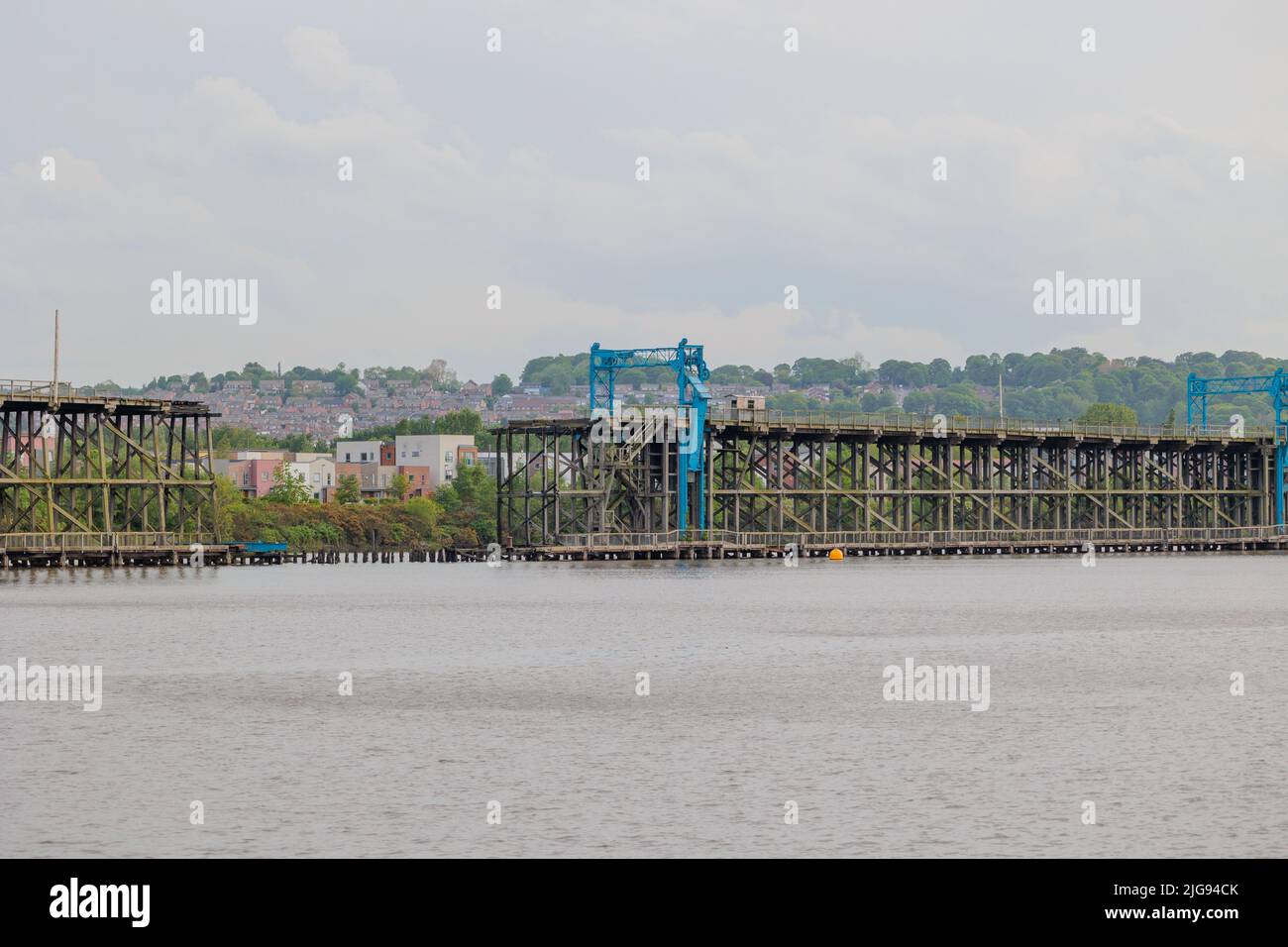 Dunston Gateshead England: 18th May 2022: View of Dunston Staiths from ...