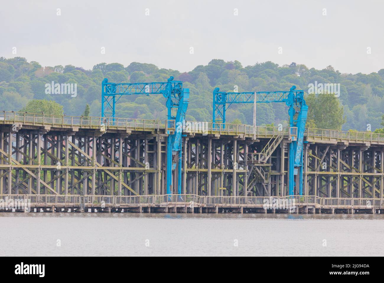 Dunston Gateshead England: 18th May 2022: View of Dunston Staiths from ...