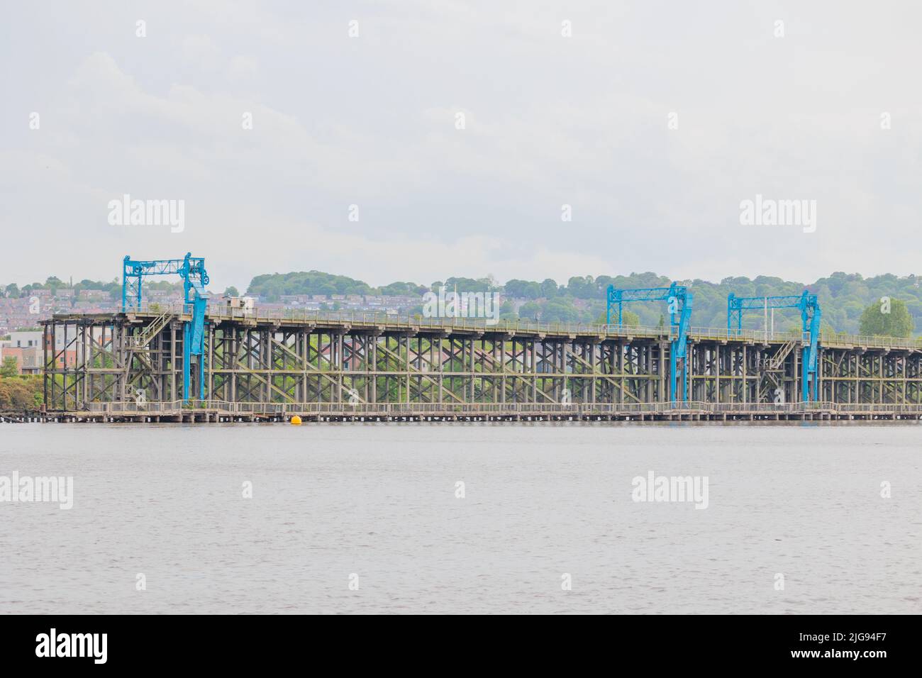 Dunston Gateshead England: 18th May 2022: View of Dunston Staiths from ...