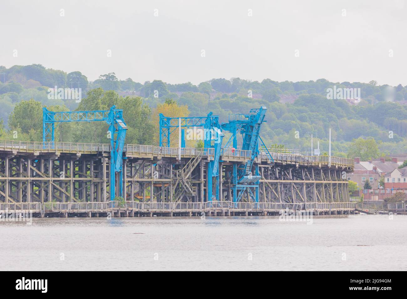 Dunston Gateshead England: 18th May 2022: View of Dunston Staiths from ...