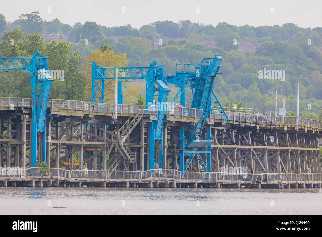 Dunston Gateshead England: 18th May 2022: View of Dunston Staiths from ...