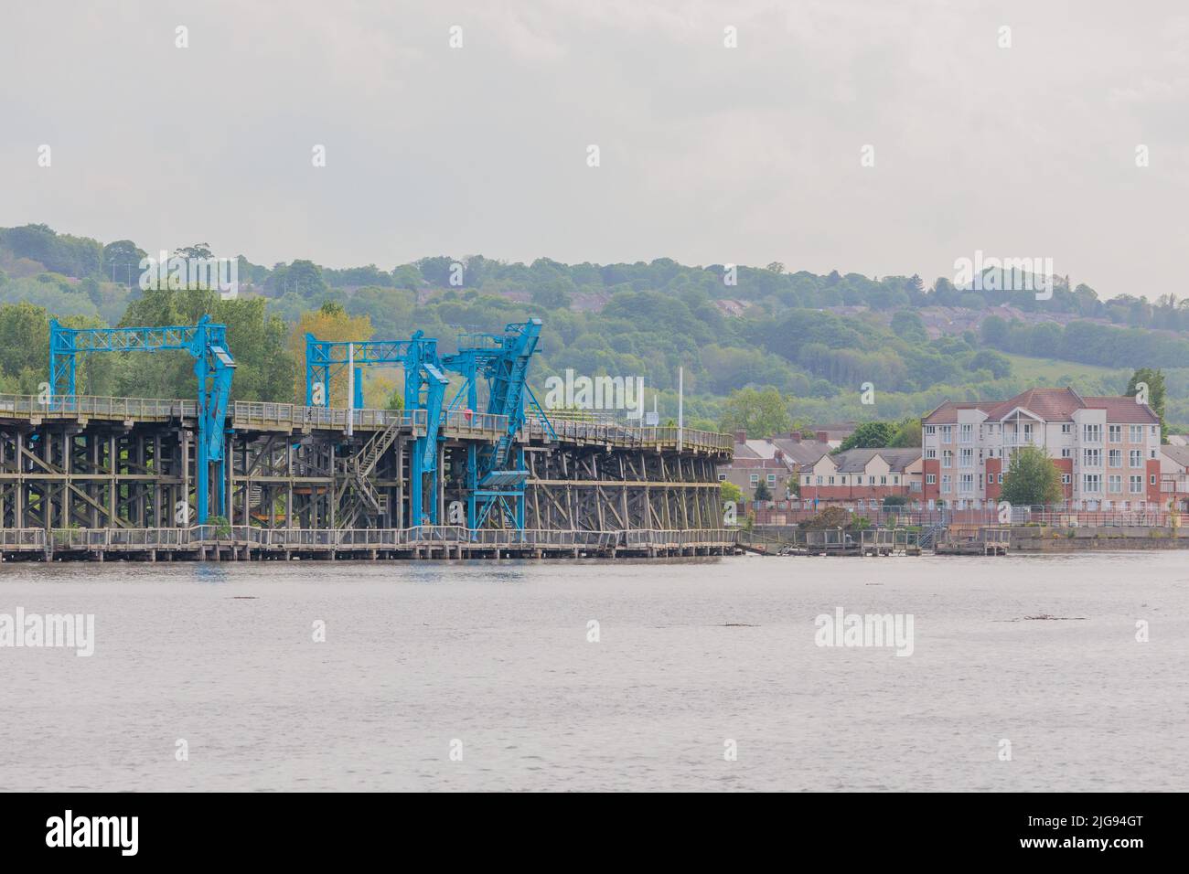 Dunston Gateshead England: 18th May 2022: View of Dunston Staiths from ...