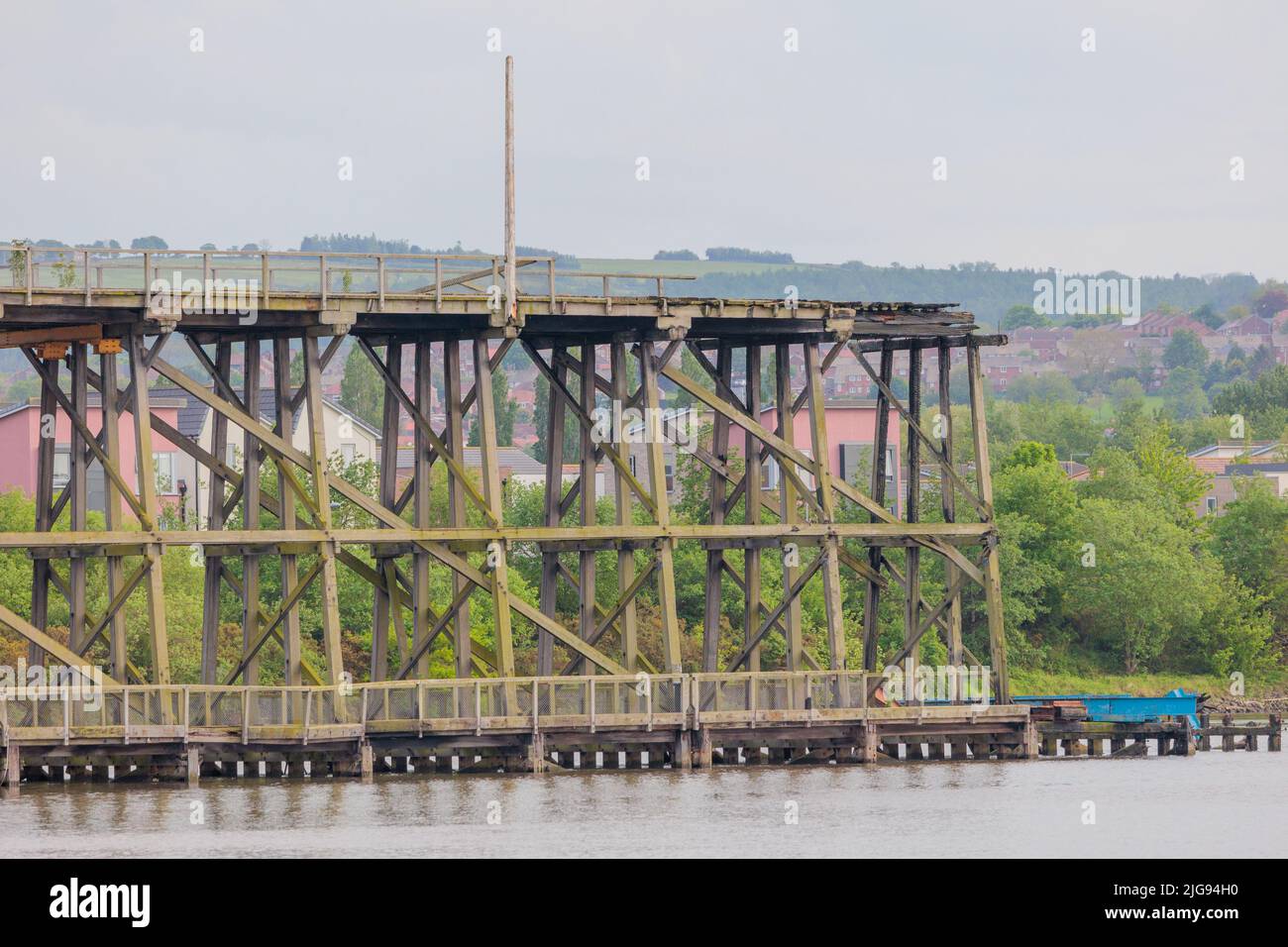 Dunston Gateshead England: 18th May 2022: View of Dunston Staiths from ...
