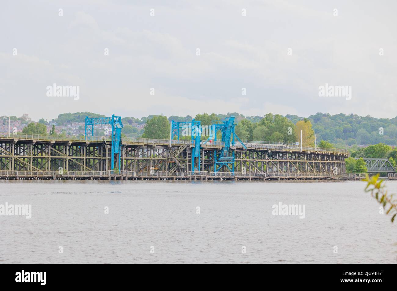 Dunston Gateshead England: 18th May 2022: View of Dunston Staiths from ...
