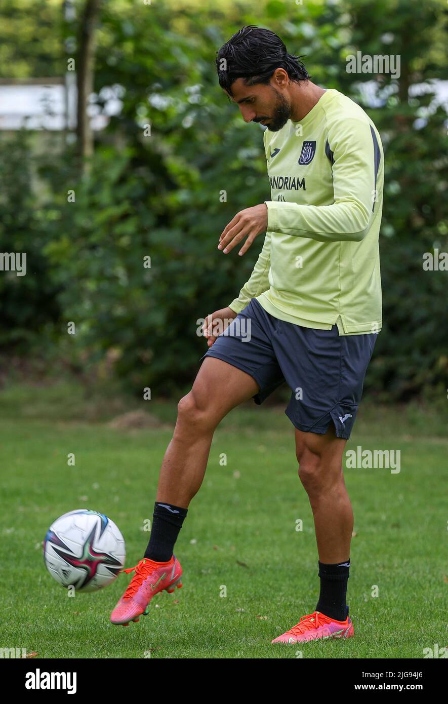 Anderlecht's Lior Refaelov pictured in action during a training camp of ...