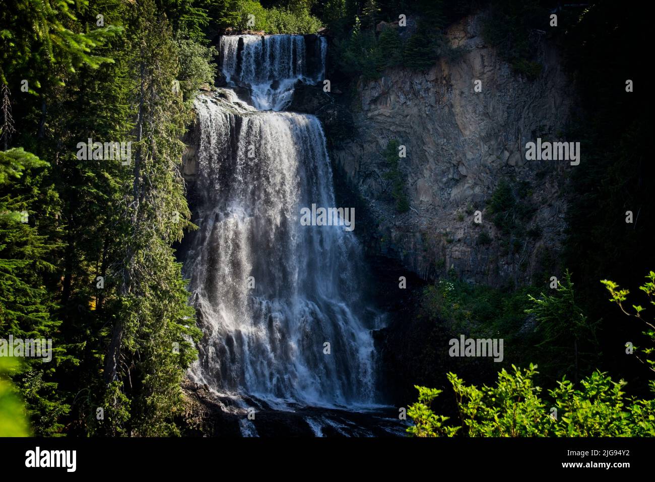 Alexander Falls Provincial Park in the scenic Callaghan Valley, south ...