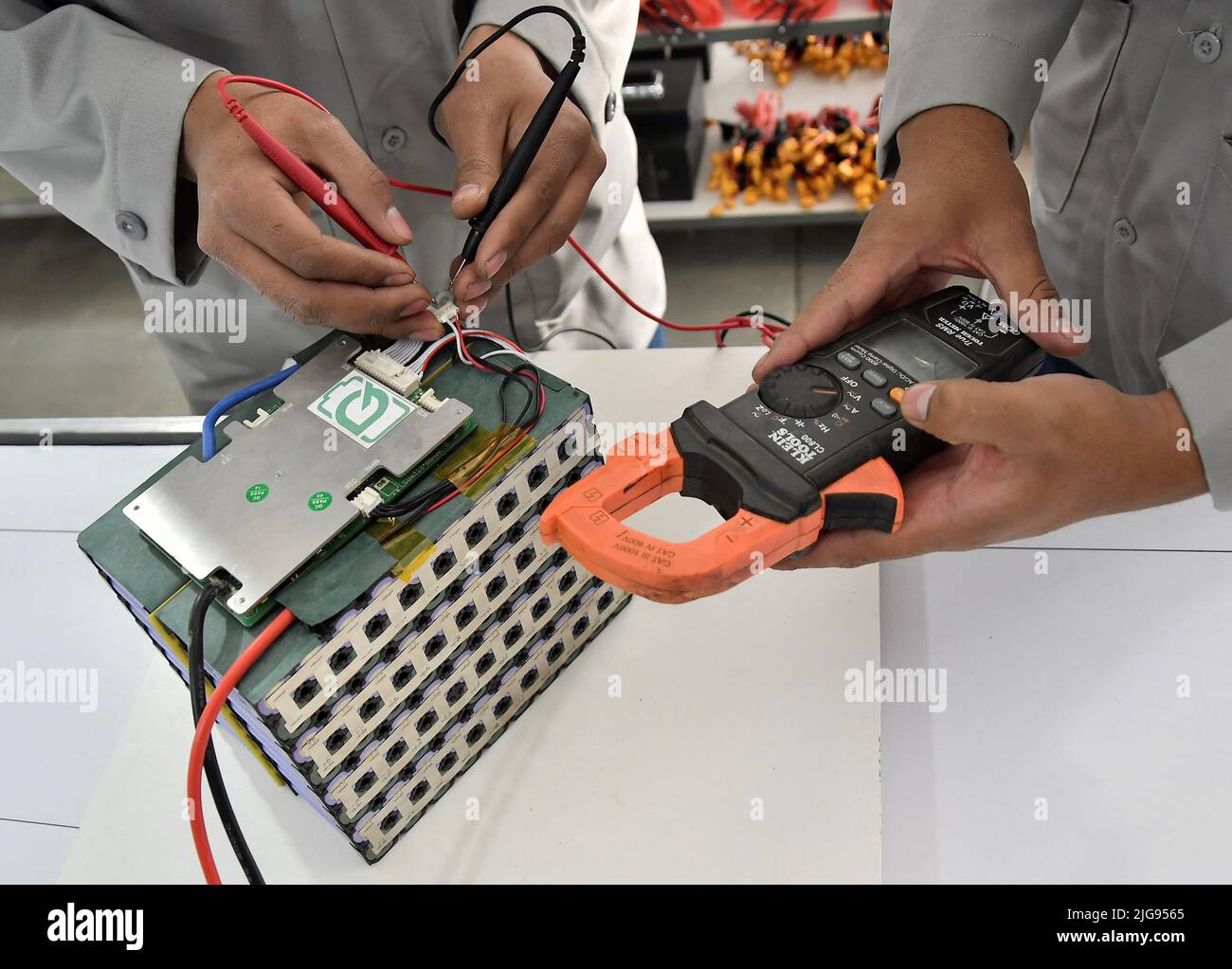 Lithium batteries factory hi-res stock photography and images - Alamy