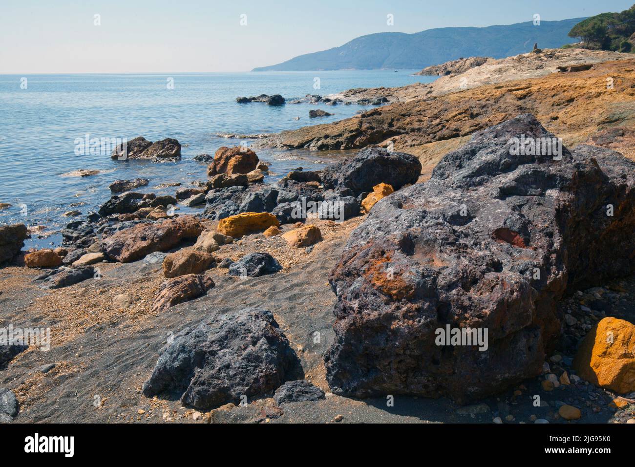 Ochre mining area hi-res stock photography and images - Alamy