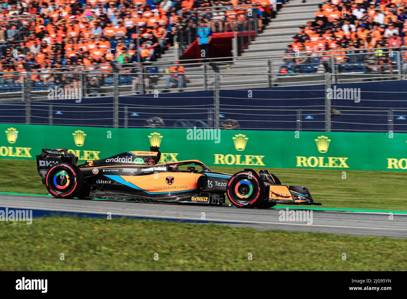 Spielberg, Austria, July 08 2022 - F1 Austrian GP 2022 - Daniel ...