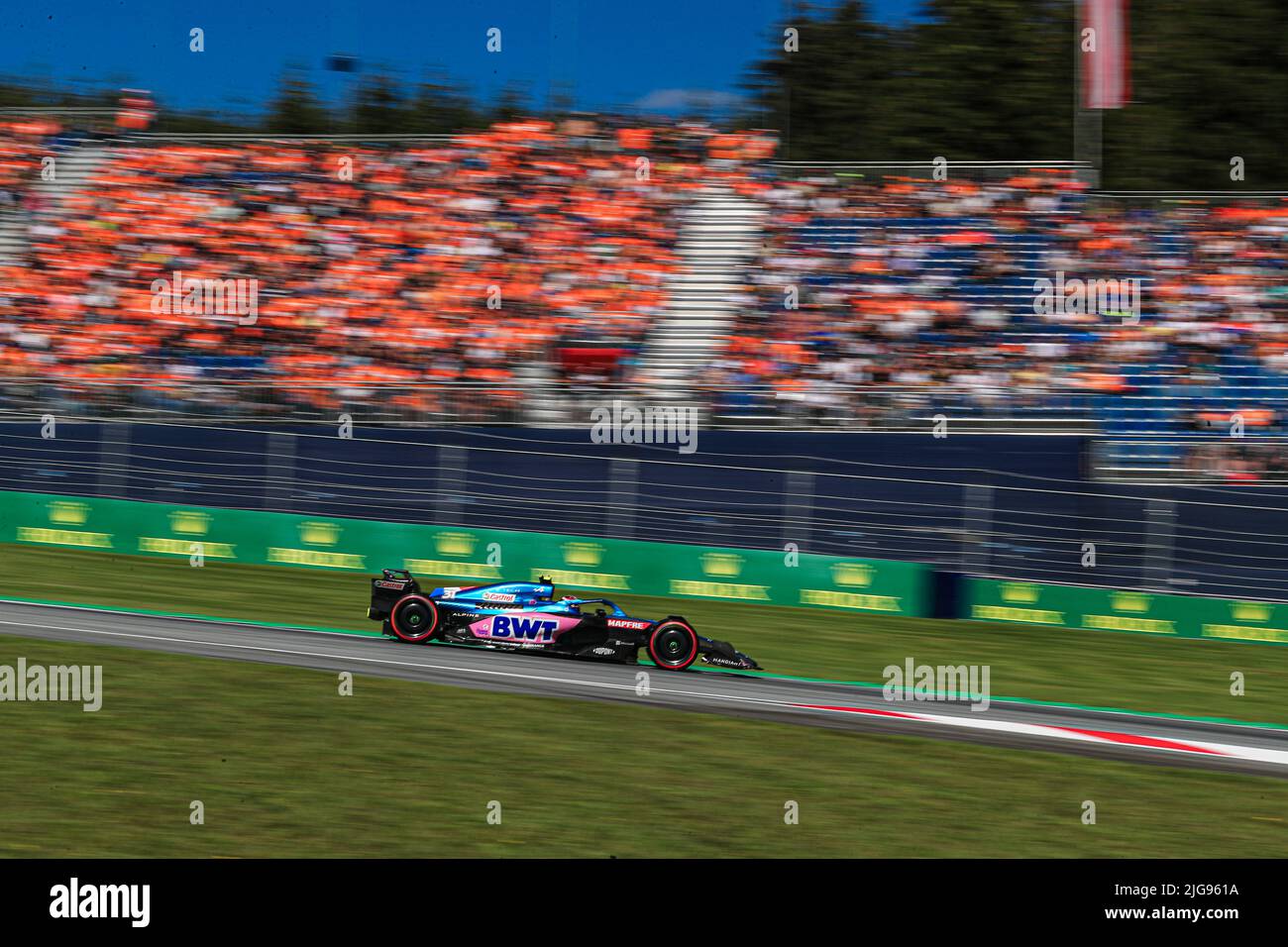 Spielberg, Austria, July 08 2022 - F1 Austrian GP 2022 - Esteban Ocon ...