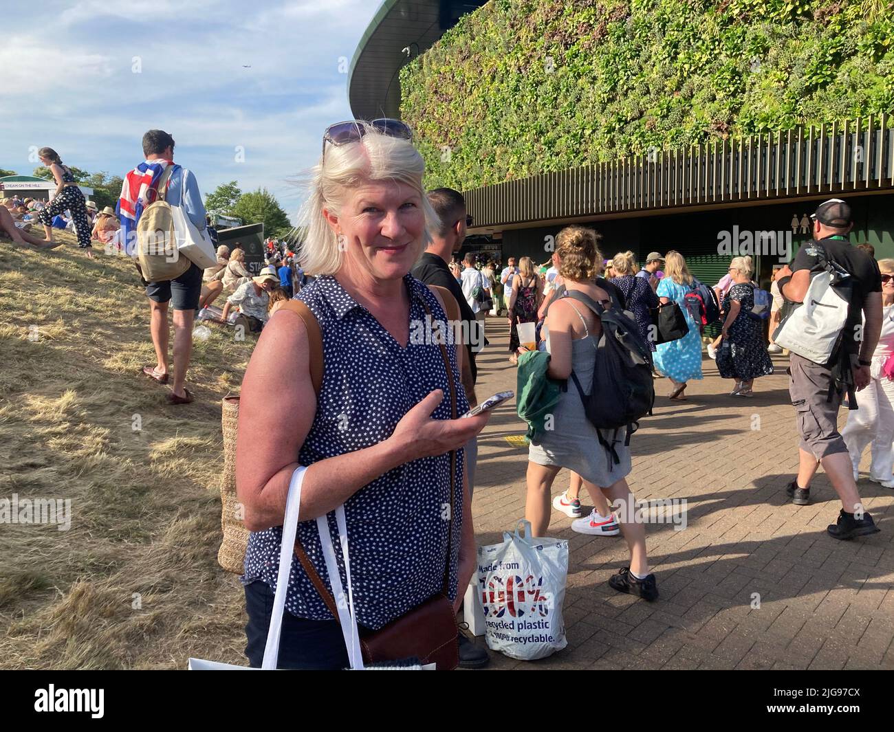 Jo Tamblin, 54, from Shropshire, attend day twelve of the 2022 ...