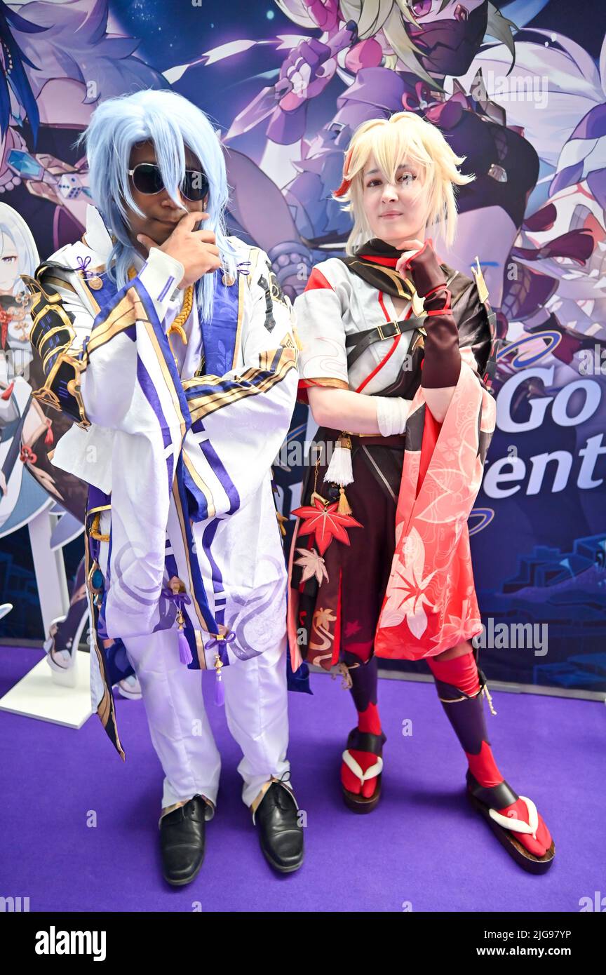 London, UK. 8th July 2022. The opening day of the London Film and Comic ...